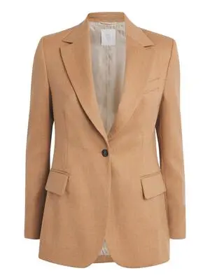 Eleventy Wool-blend Metallic Blazer - Beige