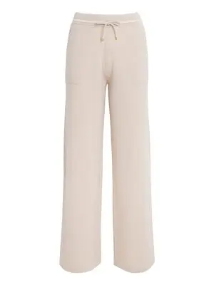 Eleventy Cashmere Wide-leg Trousers - Beige