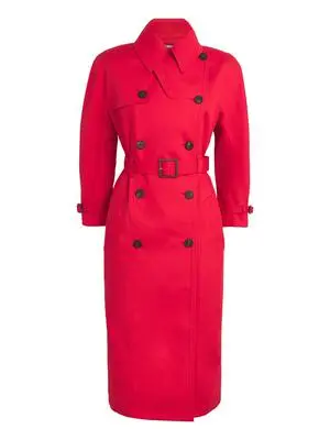 Jacquemus Cotton-blend Trench Coat - Red