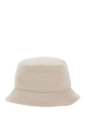 Jacquemus Le Bob Cachemiro Bucket Hat - Beige