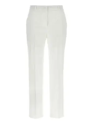 Max Mara David Cigarette Trousers - White