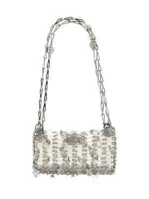 Rabanne 1969 Nano Crystal Resin Shoulder Bag - Silver