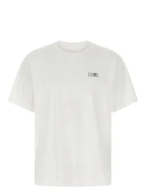 MAISON MARGIELA Printed T Shirt - White/black