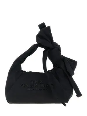 Marc Jacobs The Bow Nylon Mini Sack Handbag - Black