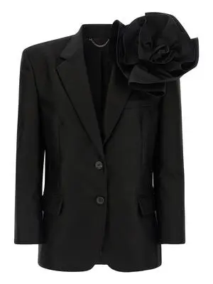 Magda Butrym 04' Single-breasted Blazer - Black
