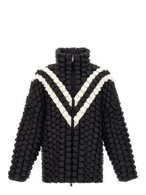 RAXXY 3d Braided Down Jacket - Black