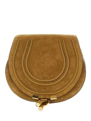 Chloé Marcie Small Crossbody Bag - Beige