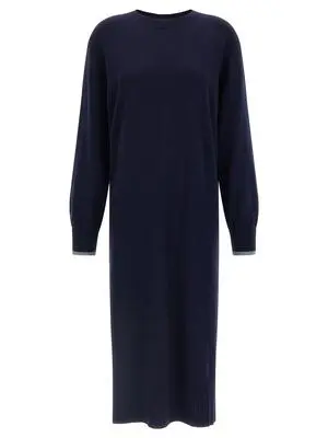 Pinko Wool Knit Dress - Blue