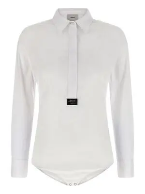 Coperni Shirt Bodysuit - White