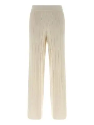 Max Mara Jardin Cashmere Joggers - White