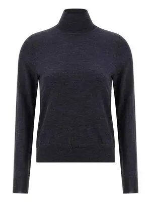 MAISON MARGIELA Wool Turtleneck Sweater - Blue