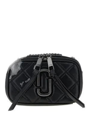 Marc Jacobs The Quilted Softshot Crossbody Bag - Black