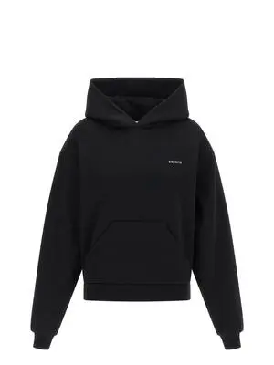 Coperni Horn Hooded Sweatshirt - Black