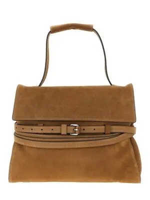 Moschino Tie Me Shoulder Bag - Brown