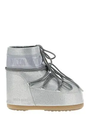 Moon Boot Icon Low Ankle Boots - Silver