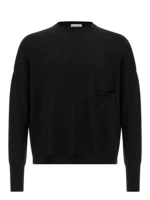 MA'RY'YA Wool Sweater - Black