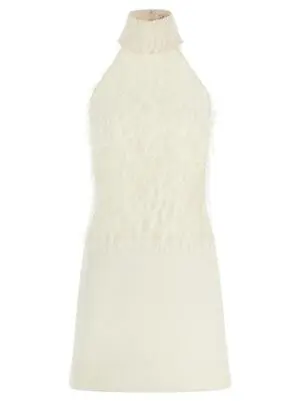 COURREGES Fils Coupés Insert Mini Dress - White