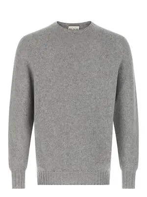 MA'RY'YA Cashmere Blend Sweater - Gray