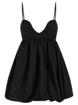 Pinko Taffeta Mini Dress - Black
