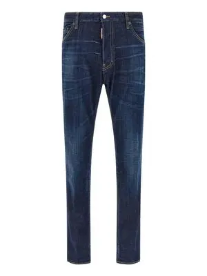 Dsquared2 Cool Guy Stonewashed Jeans - Blue