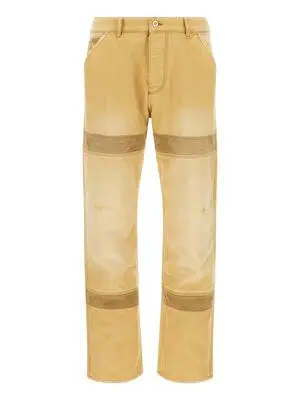WALES BONNER Sierra Straight Leg Pants - Beige