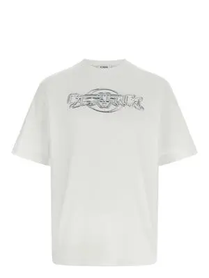Casablanca Chrome' T Shirt - White
