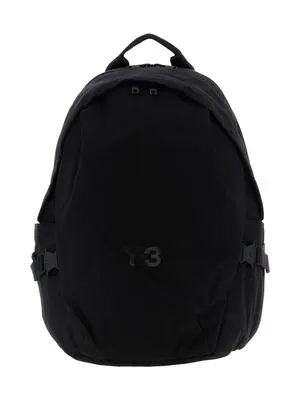Y3 Logo Backpack - Black