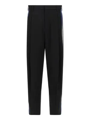 Marni Wool Straight Leg Trousers - Black