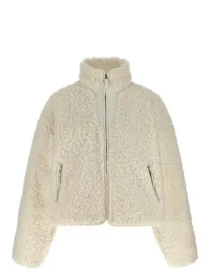 ENTIRE STUDIOS Teddy-effect Jacket - White