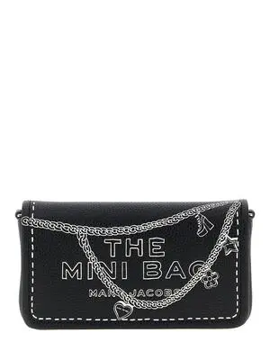 Marc Jacobs The Trompe L'oeil Leather Mini Crossbody Bag - Black