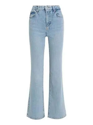 FRAME The Arrow High-rise Bootcut Jeans - Light Denim
