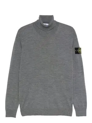 Stone Island Roll-neck Sweater - Grey