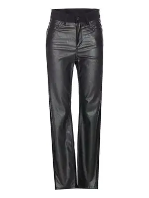 Liu Jo Paneled Five-pocket Jeans - Black