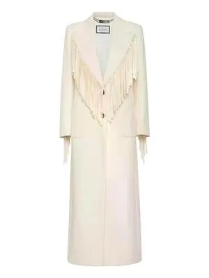 PHILIPP PLEIN Long Fringe Coat