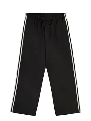 Y3 Wide-leg Track Pants - Black