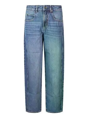 ISABEL MARANT Oriane Seam-Detail Straight Leg Jeans