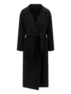 max mara-Belted Trench Coat