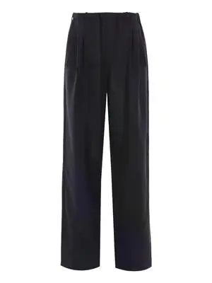 Brunello Cucinelli Pleat-detail Wool Trousers - Black