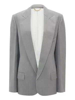 Victoria Beckham Sculptural-sleeve Jacket - Grey