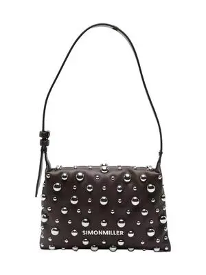SIMONMILLER Studded Shoulder Bag - Brown