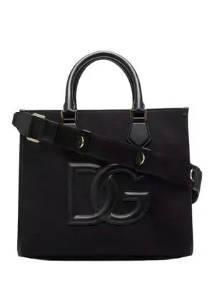 Dolce & Gabbana Logo-plaque Tote Bag - Black