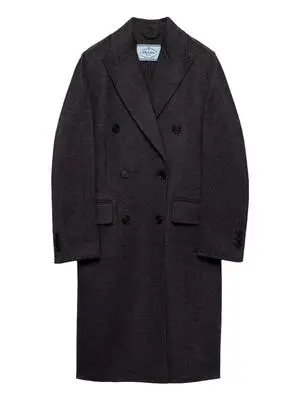 Prada Double-breasted Coat - Grey