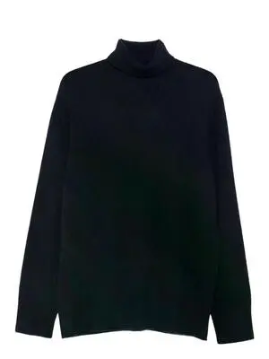 THE ROW Turtleneck Cashmere Sweater - Blue