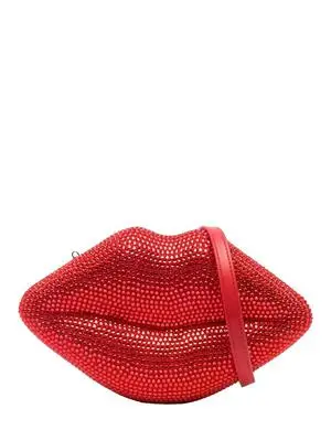 SIMONMILLER Crystal-embellished Clutch - Red