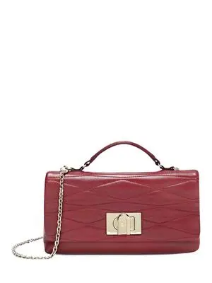 Furla 1927 Quilted Chain Mini Bag - Red