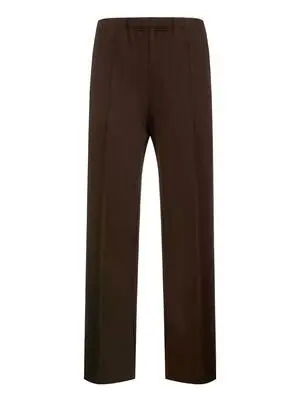 Miu Miu Side-stripe Trousers - Brown