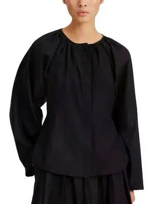 Stylein Junina Pleated Blouse - Black