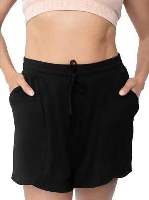 KINDRED BRAVELY Maternity & Postpartum Lounge Short - Black