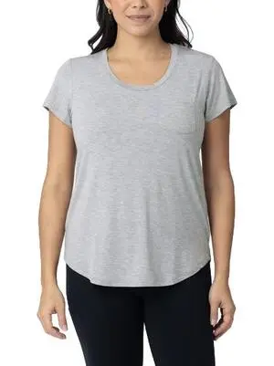 KINDRED BRAVELY Maternity And Nursing T-shirt - Grey Heather