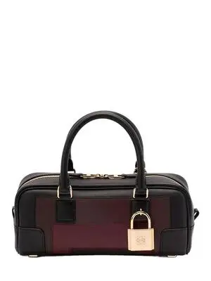 Loewe Amazona 23 Padlock-detail Shoulder Bag - Black